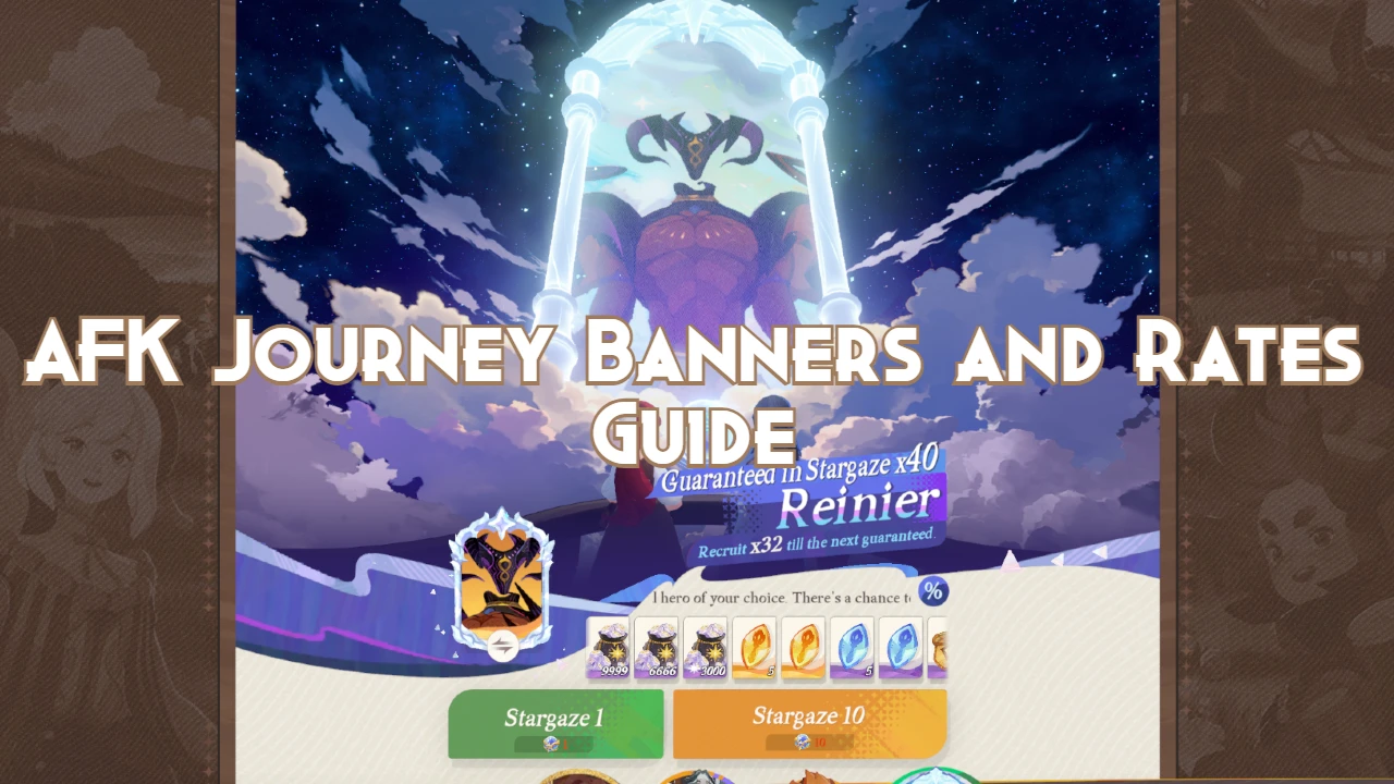 AFK Journey Banners and Rates Guide - AFK Journey Guides